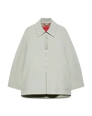 Max & Co. Saggina Double Woven Wool Short Coat
