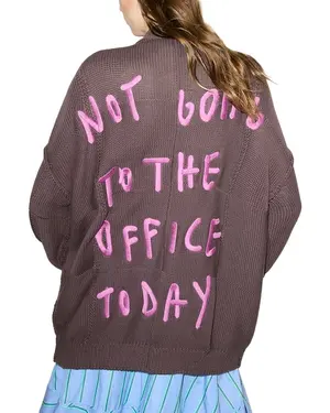 Max & Co. Donnola Cotton Oversized Cardigan