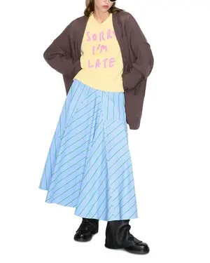 Max & Co. Eroso Cotton Sorry I'm Late Sweater