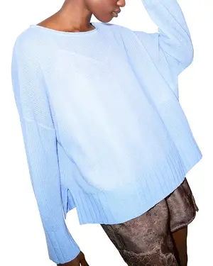 Max & Co. Stampa Oversized Sweater - Sky Blue