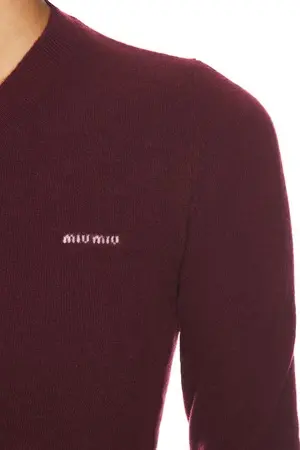 Miu Miu Wool Washed Sweater