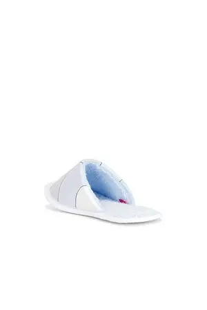 Emilio Pucci Silk Twill Slippers - Light Blue