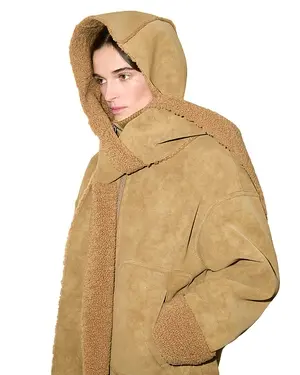 Max & Co. Mcacerchio Hood Scarf - Camel