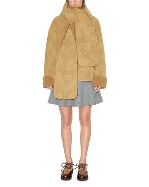 Max & Co. Mcacerchio Hood Scarf - Camel