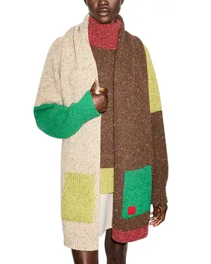 Max & Co. Mcalago Wool Chunky Scarf - Green