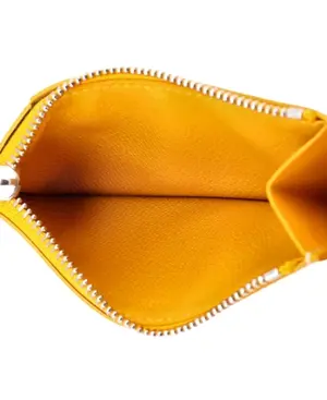 Goyard Bourbon Zipped Card Holder Coated Canvas