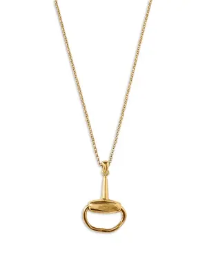 Chan Luu Horsebit Pendant Necklace, 17-19 - Gold