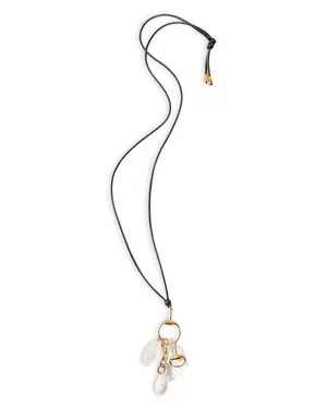 Chan Luu Horsebit Multi Charm Pendant Necklace, 46