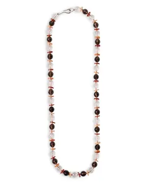 Chan Luu Discus Gemstone Beaded Strand Necklace, 37