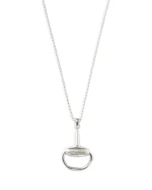 Chan Luu Horsebit Sterling Pendant Necklace, 17-19 - Silver