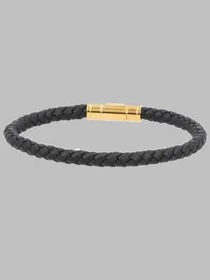 TOM FORD Bracciale In Pelle Intrecciata