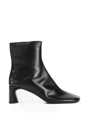 Balenciaga Duty Free Logo-embossed Ankle Boots - Black