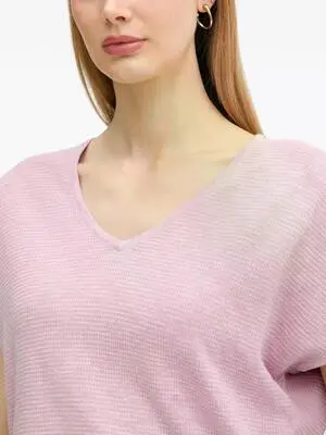 BENETTON V-neck Knitted T-shirt