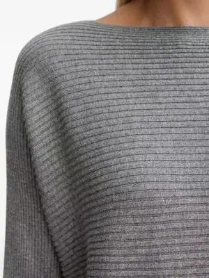 BENETTON Ribbed-knit Boat-neck Sweater