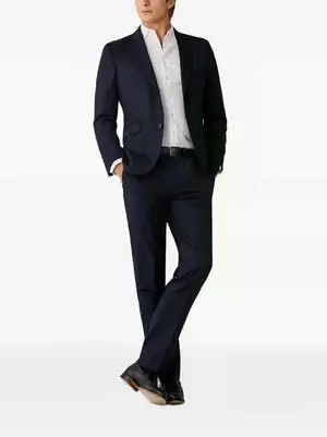 HACKETT  Heritage Belgravia Herringbone Wool Suit - Blue