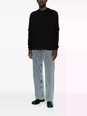 YES LONDON Layered-sleeve Sweatshirt