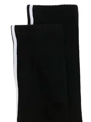 THOM KROM Side-stripe Logo-print Socks