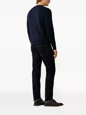 HACKETT  London Cable-knit Lambswool Sweater