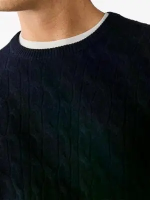 HACKETT  London Cable-knit Lambswool Sweater