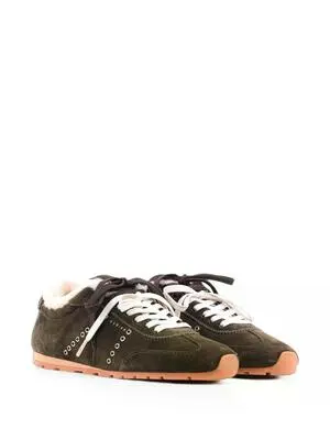 NUBIKK Billy Lou Fur Lace-up Sneakers