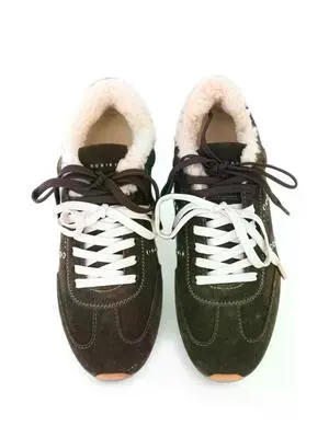 NUBIKK Billy Lou Fur Lace-up Sneakers