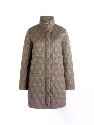 BETTY BARCLAY Quilted High-neck Coat - Neutrals