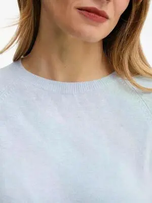 BENETTON Raglan-sleeve Crew-neck Sweater