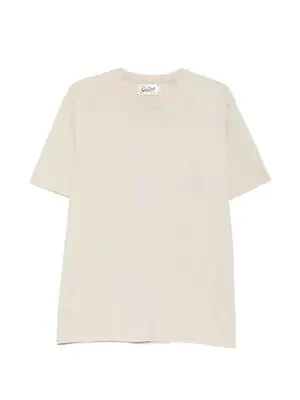 MC2 SAINT BARTH Every Logo-embroidered Cotton T-shirt - Neutrals