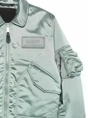 Alpha Industries Cwu-45/p Logo-patch Bomber Jacket