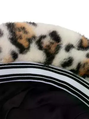KANGOL Leopard-print Faux-fur Bucket Hat