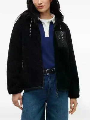 Tommy Hilfiger Logo-embroidered Fleece Jacket