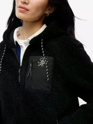 Tommy Hilfiger Logo-embroidered Fleece Jacket
