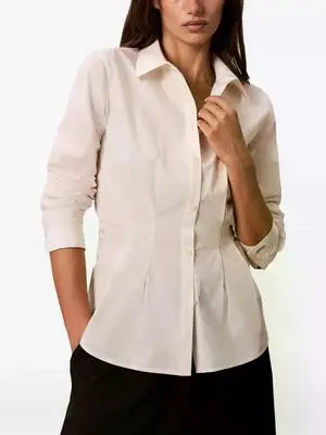 Calvin Klein Pleated Long-sleeve Shirt