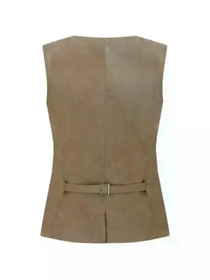 AMOMENTO Stripe-pattern Waistcoat