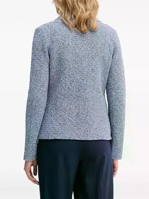 BENETTON Textured-knit Notched-lapel Cardigan