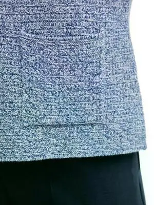 BENETTON Textured-knit Notched-lapel Cardigan