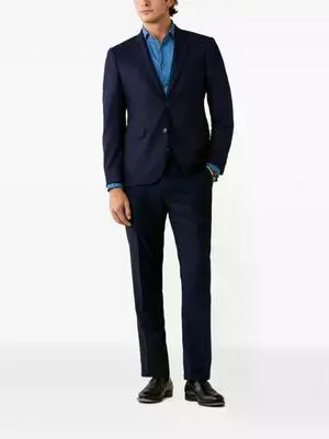 HACKETT  London Belgravia Wool Suit - Blue