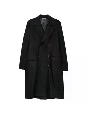 Boglioli Herringbone Double-breasted Coat