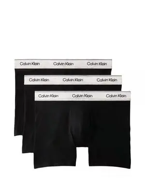 Calvin Klein Logo-waistband Boxer Briefs - Black