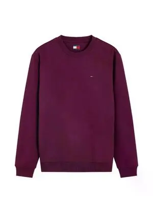 Tommy Hilfiger Logo-embroidered Crew-neck Sweater - Red