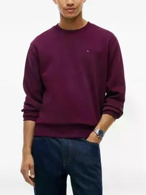 Tommy Hilfiger Logo-embroidered Crew-neck Sweater