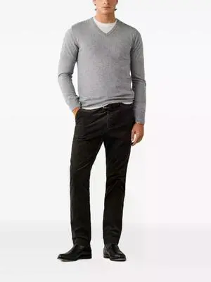 HACKETT  London V-neck Elbow-patch Sweater