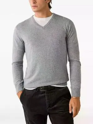 HACKETT  London V-neck Elbow-patch Sweater
