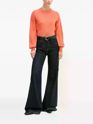 BENETTON Ribbed-knit Cropped Sweater