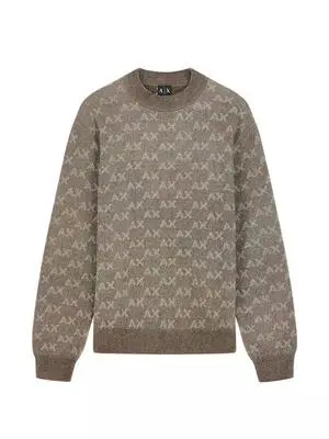 Armani Exchange Logo-monogram Knit Sweater