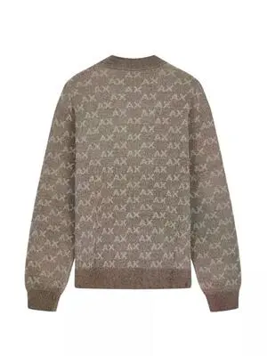 Armani Exchange Logo-monogram Knit Sweater