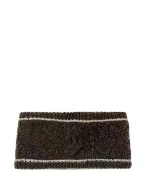 Bogner Cable-knit Striped Headband