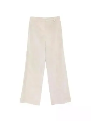 CENERE GB Corduroy Wide-leg Trousers - Neutrals