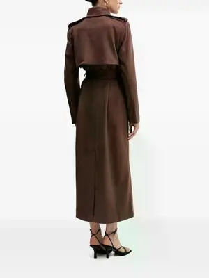 Bardot Double-breasted Belted Coat