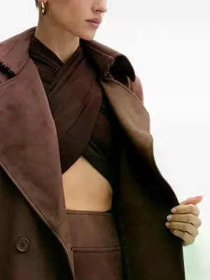 Bardot Double-breasted Belted Coat